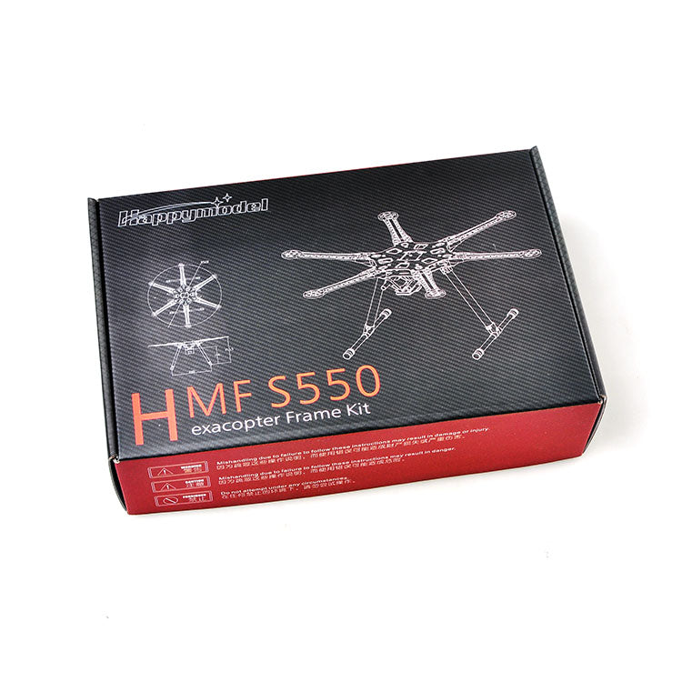 HMF S550 F550 Hexacopter Frame Kit Soldered Center Plate with Landing ...