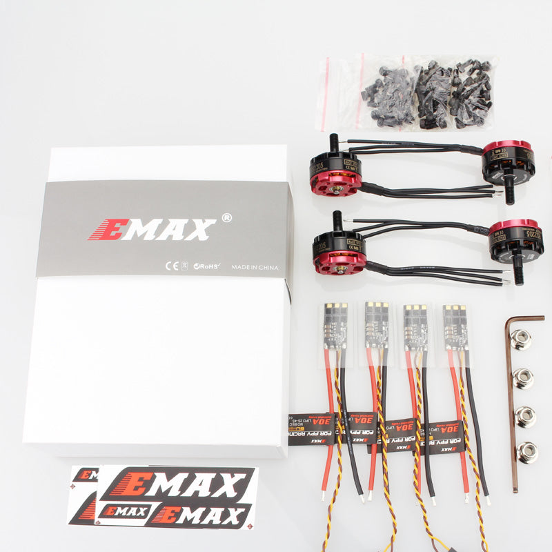 ★EMAX RS2205 2300KV 2600KV RaceSpec Brushless Motor With 3-4S 30A BLHe ...