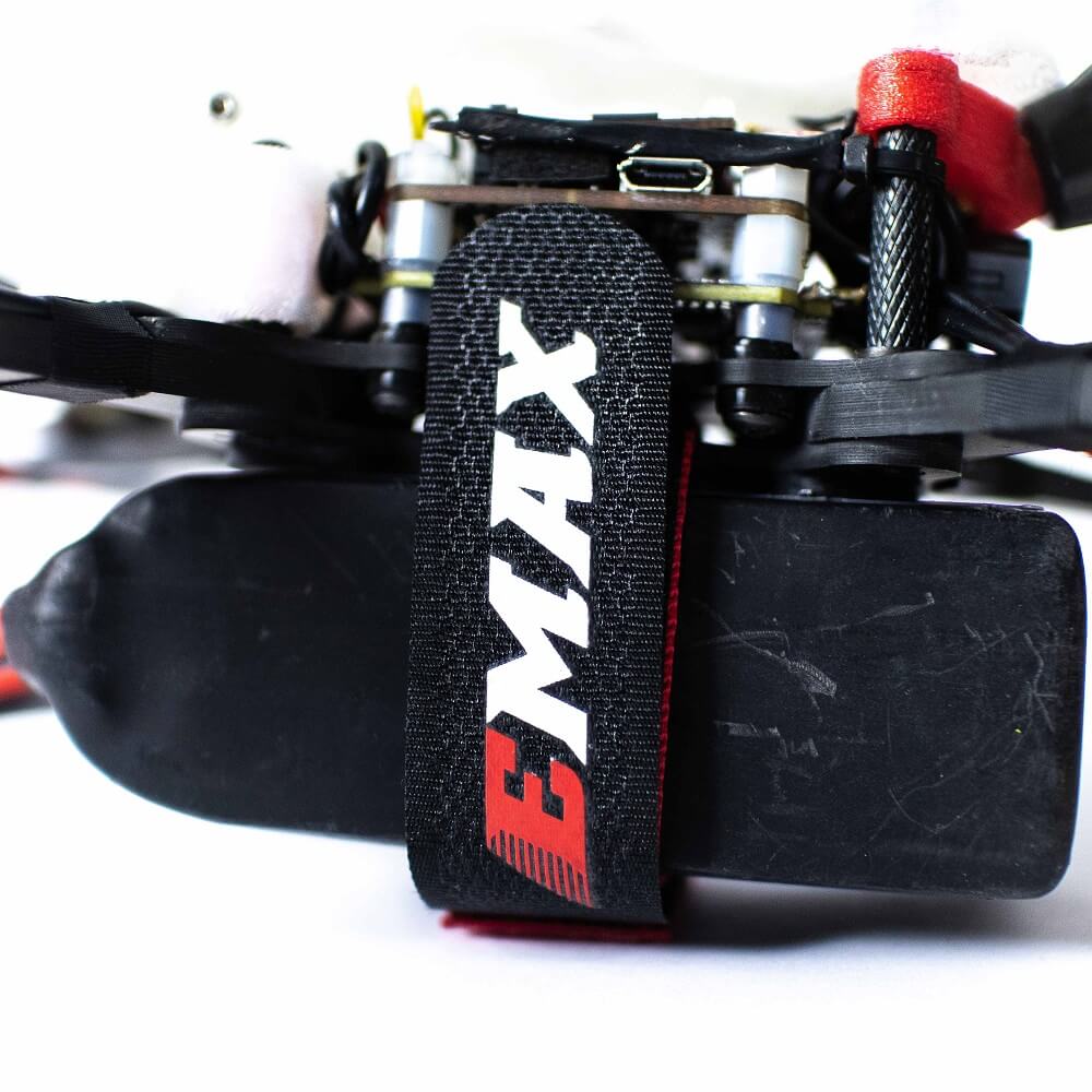 ★2 PCS EMAX LiPo Battery Strap with Rubber 260mm for RC FPV Racing Dro ...